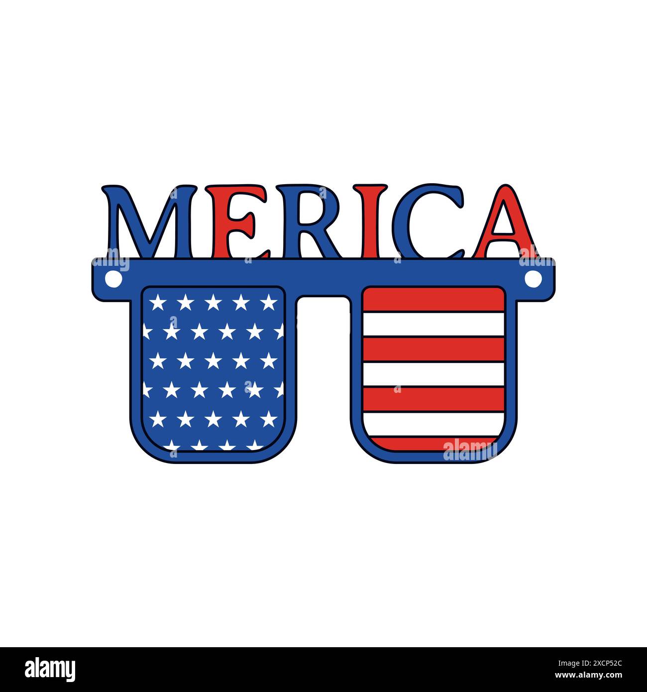 Merica flag Stock Vector Images - Alamy