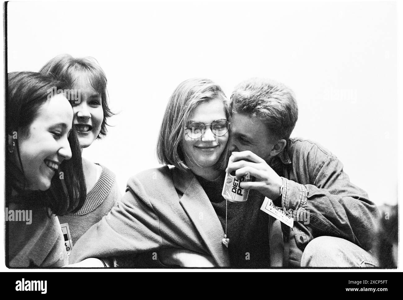 FILE PICS – CARDIFF, WALES, UK - MARCH 2 1993: Vicky Alexander (glasses ...