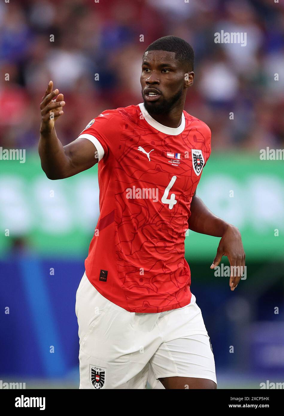 Gelsenkirchen, Germany, 16th June 2024. Kevin Danso of Austria during ...