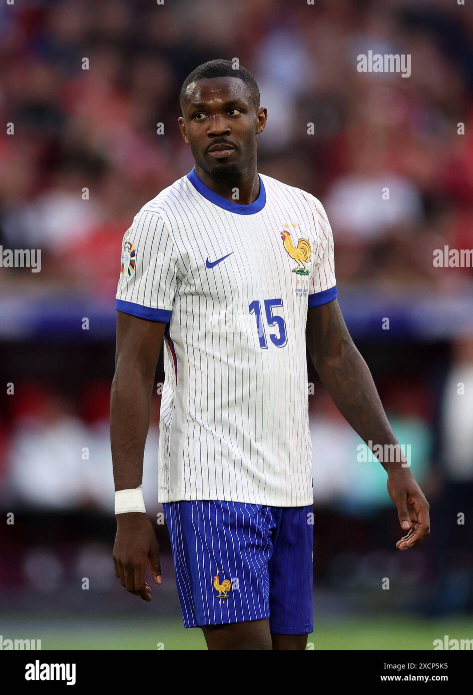 Gelsenkirchen, Germany, 16th June 2024. Marcus Thuram of France during ...