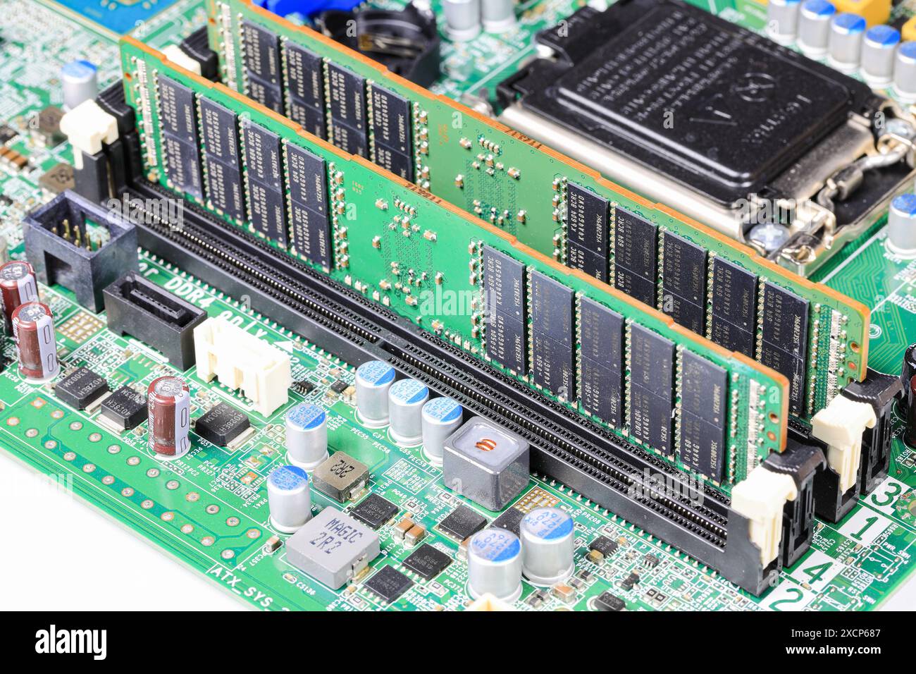 Close up technician inserting hdd hi-res stock photography and images ...