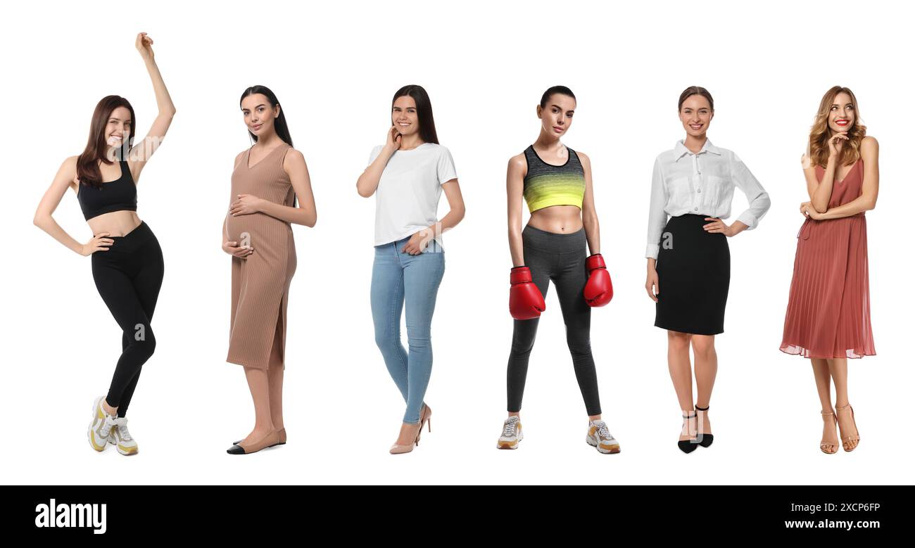 Group multicultural women different Cut Out Stock Images & Pictures - Alamy
