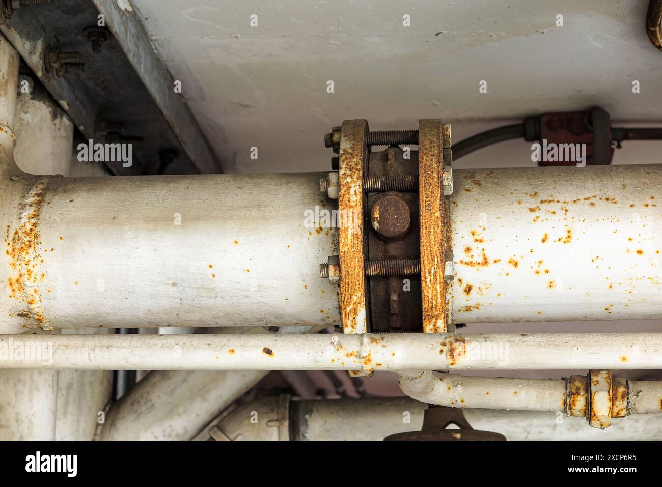 Rust of metals. Corrosion of metal. Rust and corrosion in the weld ...