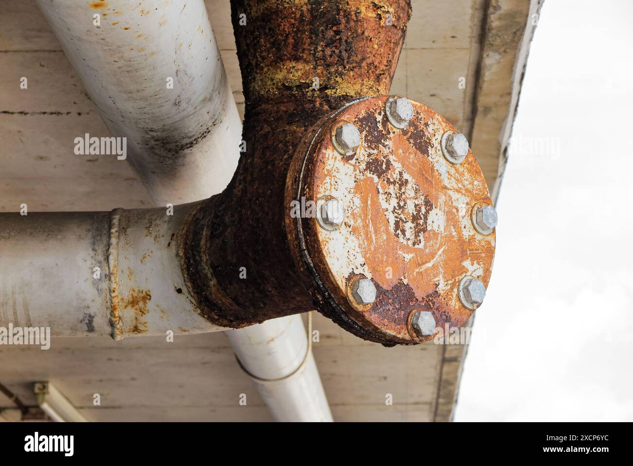 Rust of metals. Corrosion of metal. Rust and corrosion in the weld ...