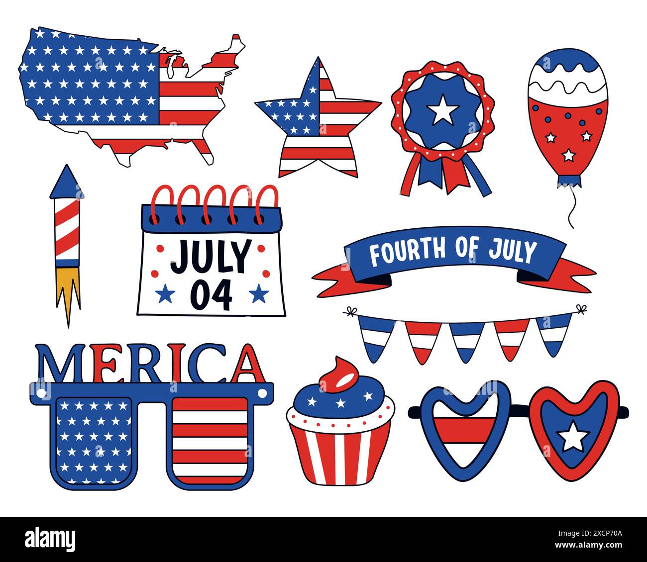 American flag with other flags Stock Vector Images - Alamy