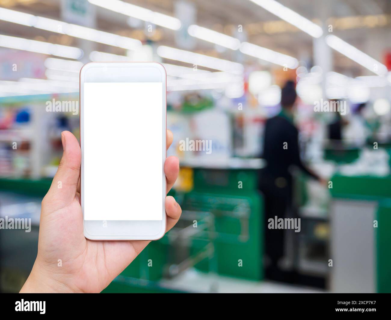 Supermarket checkout cashier hi-res stock photography and images - Alamy