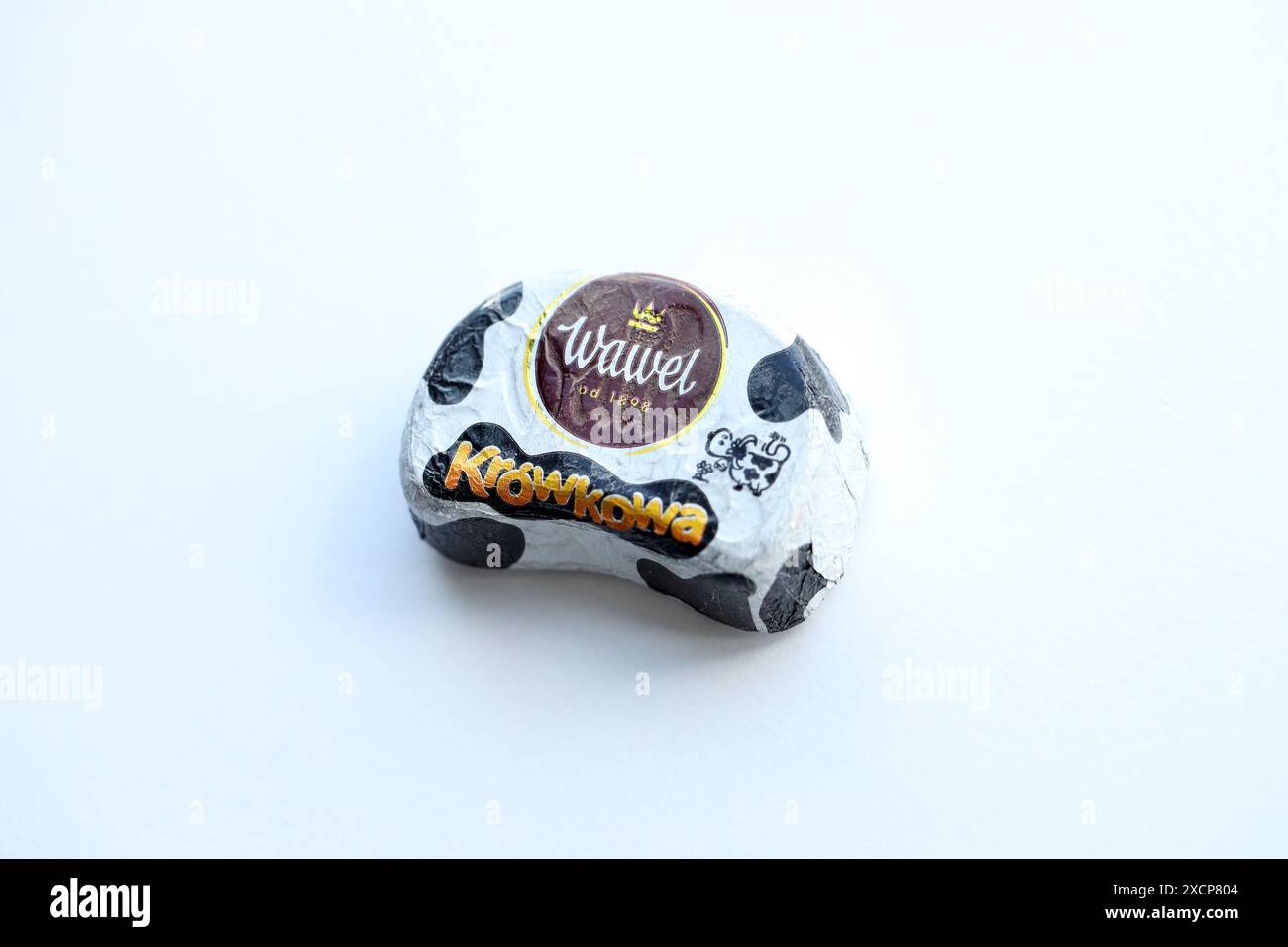 KYIV, UKRAINE - APRIL 20, 2024 Wawel chocolate production. Wawel is ...