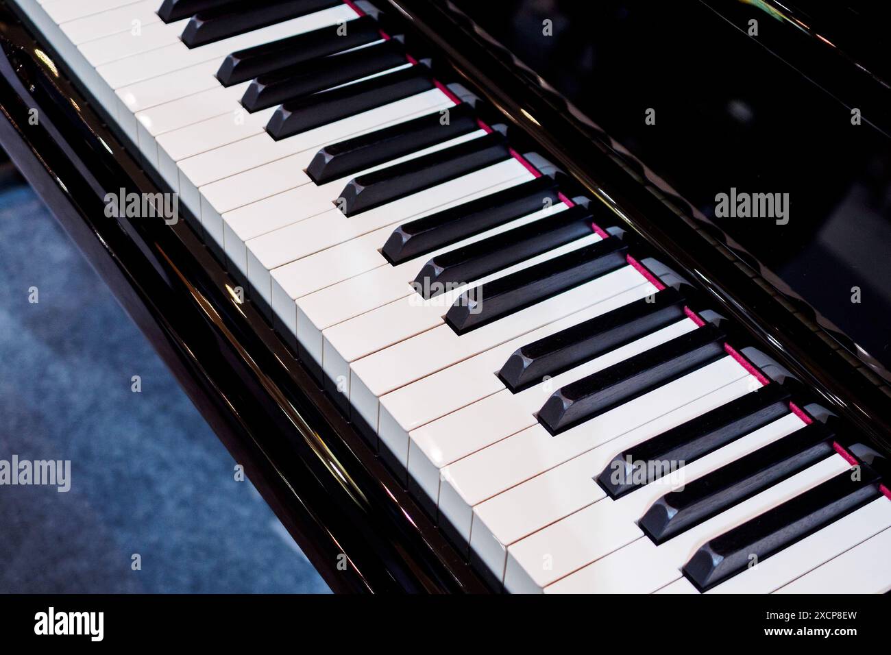 Piano keyboard background musical instrument Stock Photo - Alamy