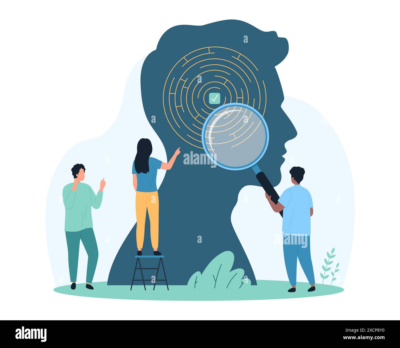 Mental health therapy and psychology, way to understand conceptual ...