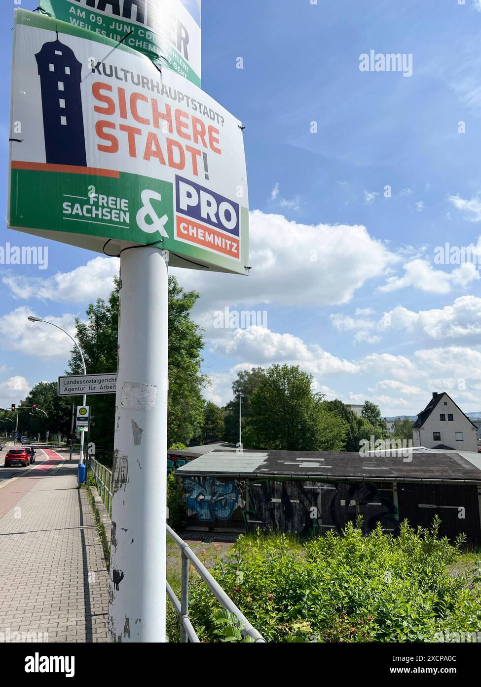 Wahlplakate der Freien Sachsen Wahlplakate der rechtsextremen Freien ...