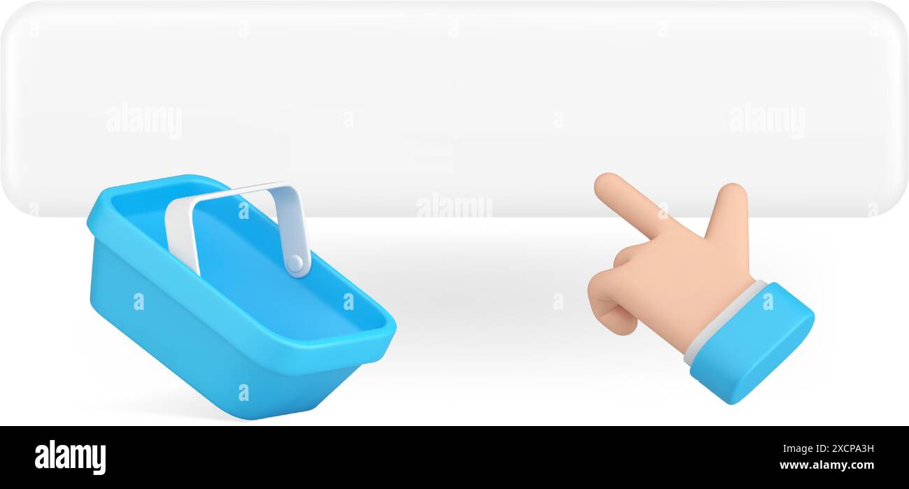 Shop now button with business man hand click cursor and shopping cart ...