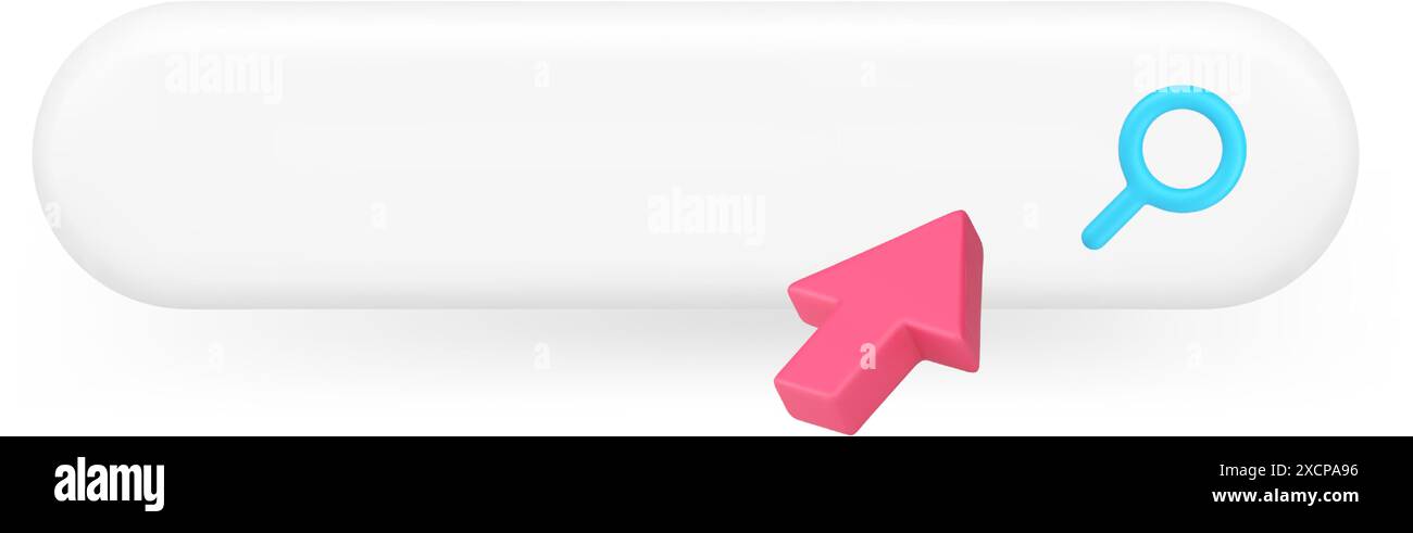 Online search internet browser address navigation bar with arrow click ...