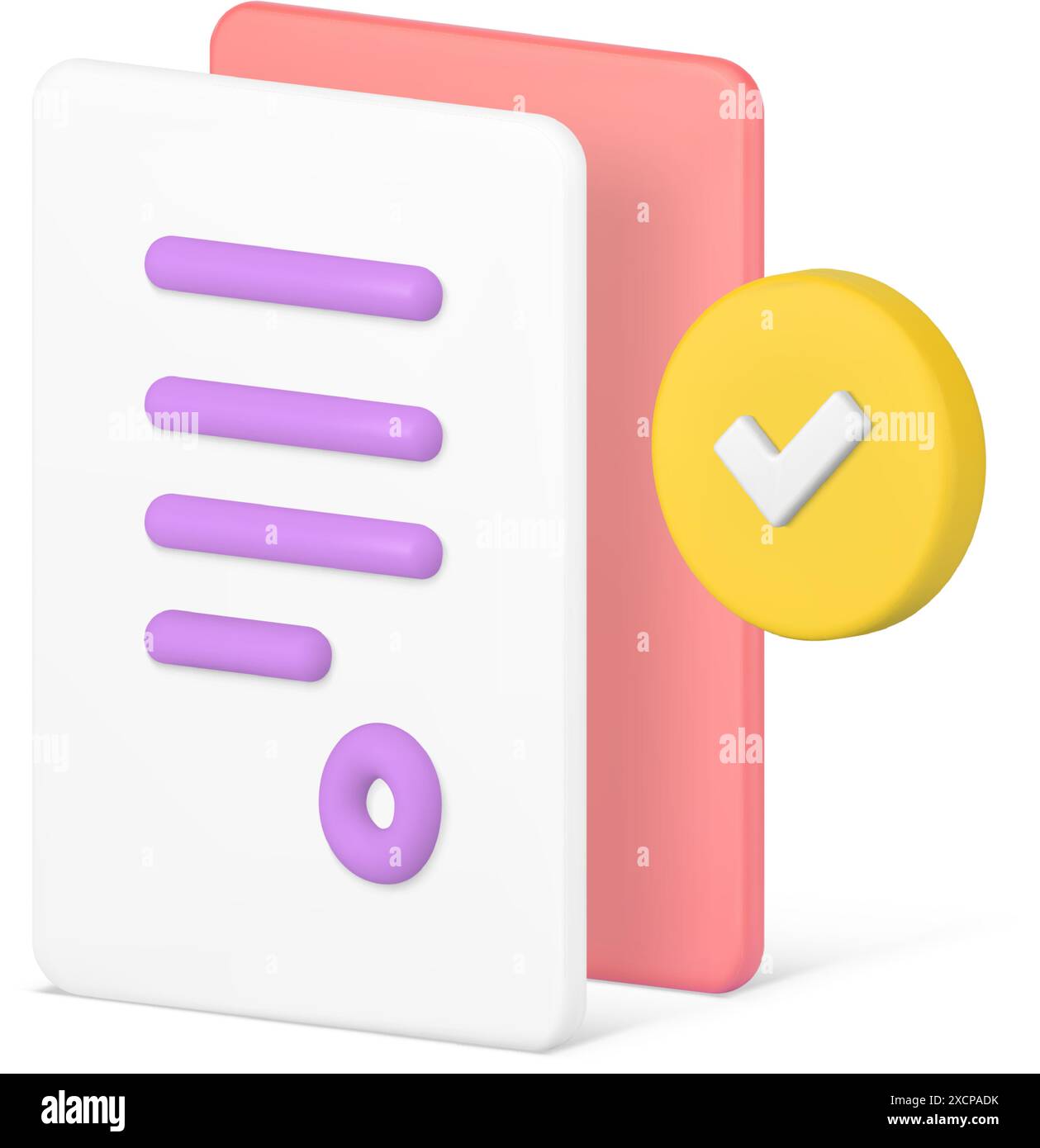 Contract agreement document confirmation paper sheet with done ...