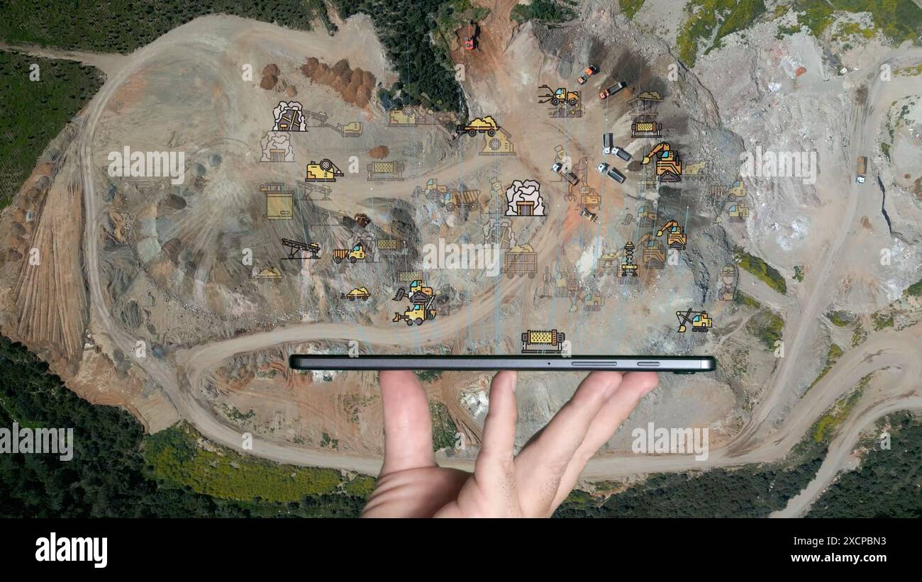 Open pit mining concept hi-res stock photography and images - Alamy