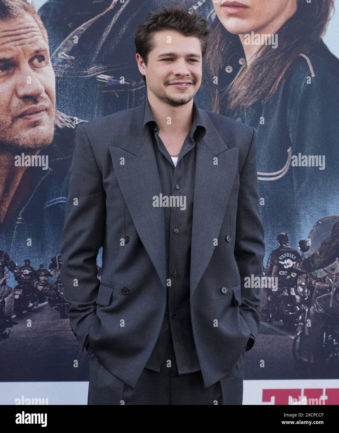 Toby Wallace arrives at THE BIKERIDERS Los Angeles Premiere held at the TCL Chinese Theatre in ...