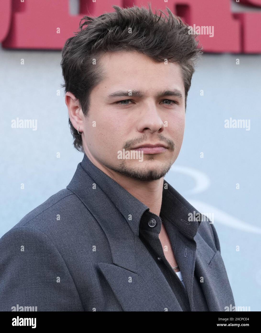 Los Angeles, USA. 17th June, 2024. Toby Wallace arrives at THE BIKERIDERS Los Angeles Premiere ...