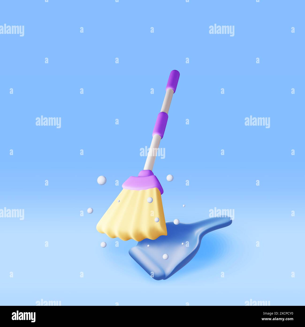 3d cleaning time or service concept isolated Stock Vector Image & Art ...