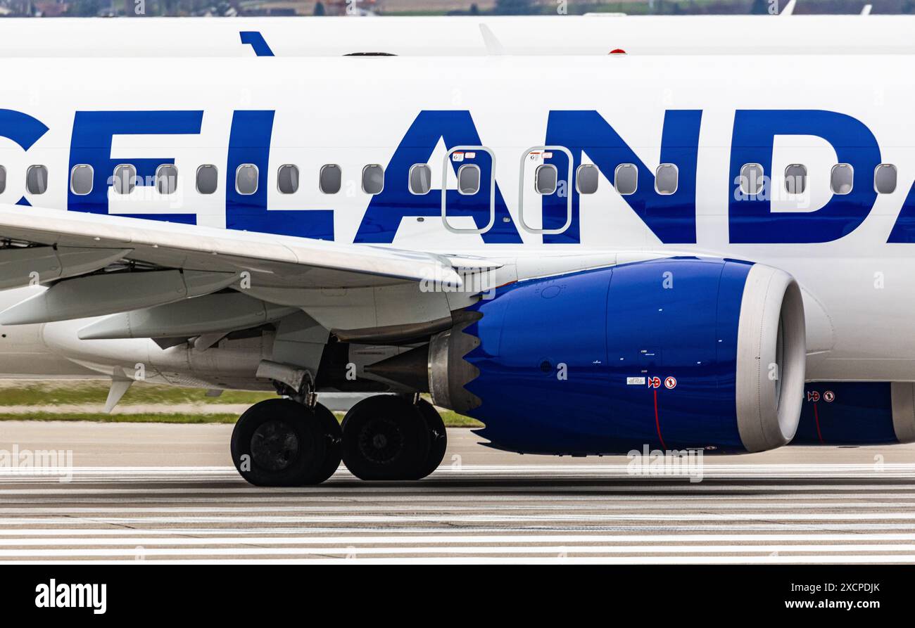 Icelandair's Boeing 737-MAX 8 is equipped with two engines from CFM ...