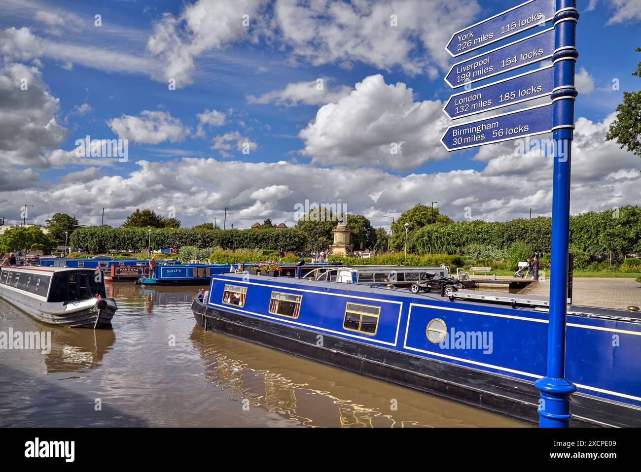 Stratford upon Avon Bancroft Basin marina directional sign. UK boating ...