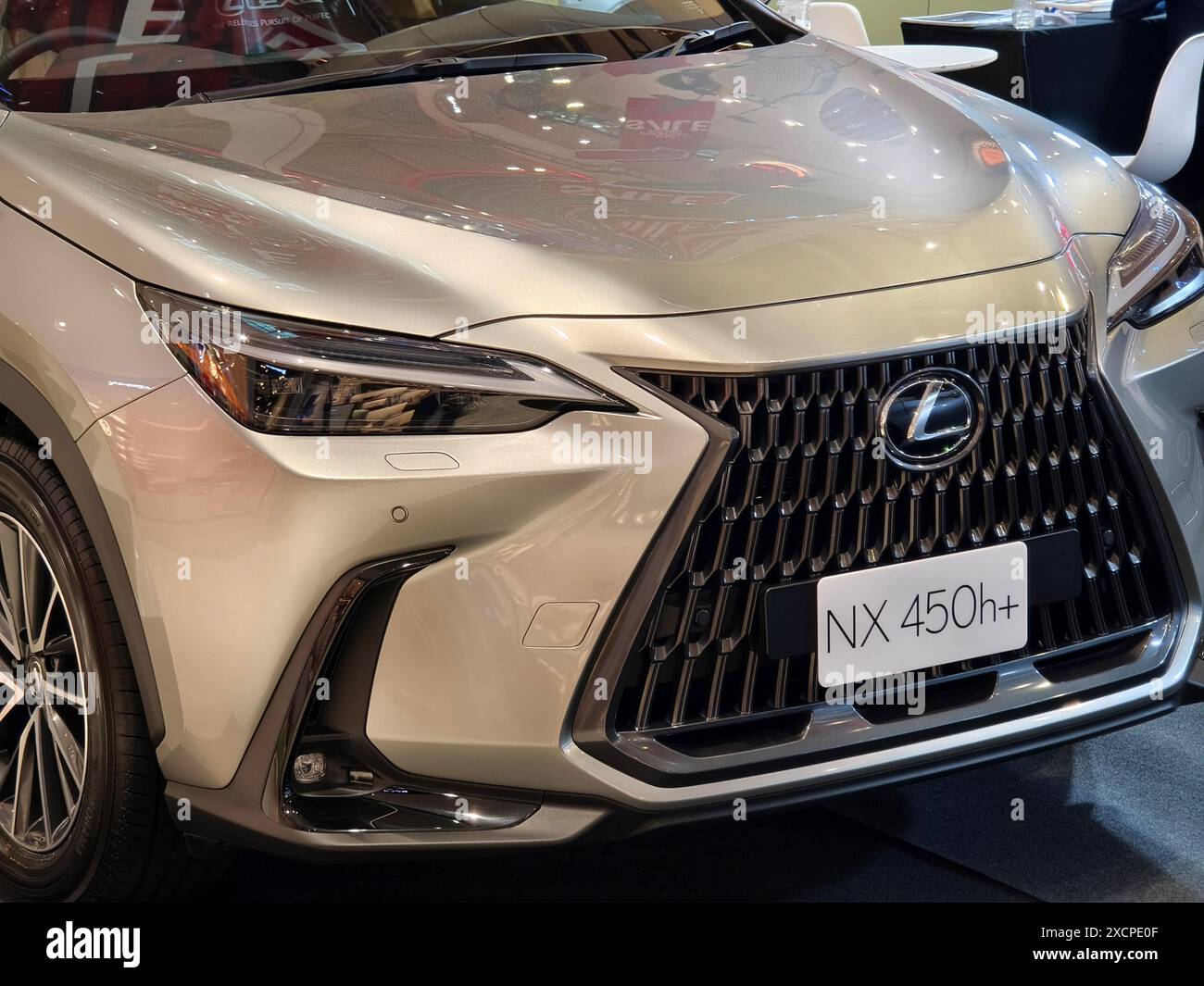 PHUKET, THAILAND- June 10, 2024: Modern cars inside an Lexus showroom ...