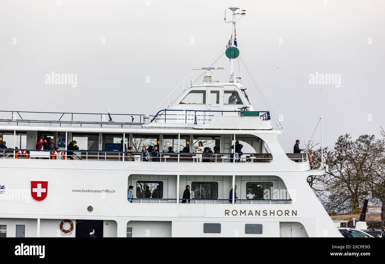 Romanshorn, Switzerland, 29th Mar 2024: The Lake Constance ferry named ...