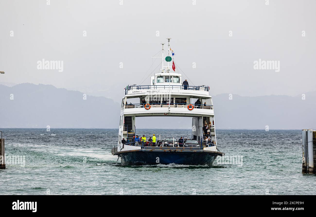 Romanshorn, Switzerland, 29th Mar 2024: The Lake Constance ferry named ...