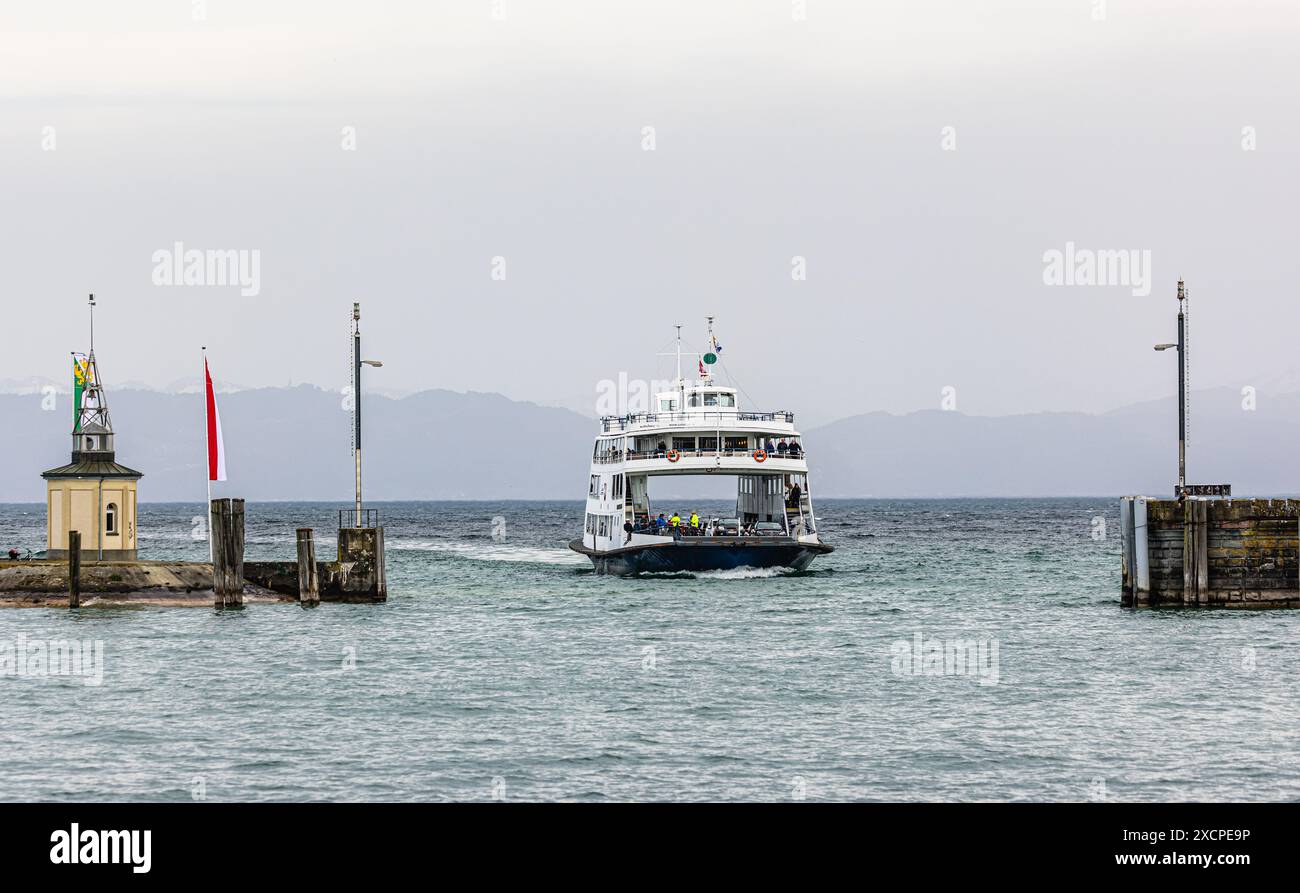 Romanshorn, Switzerland, 29th Mar 2024: The Lake Constance ferry named ...