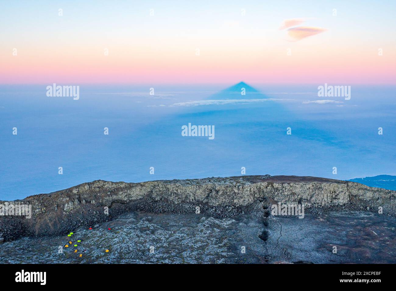 Highest mountain in Portugal, Pico island in the Azores archipelago ...