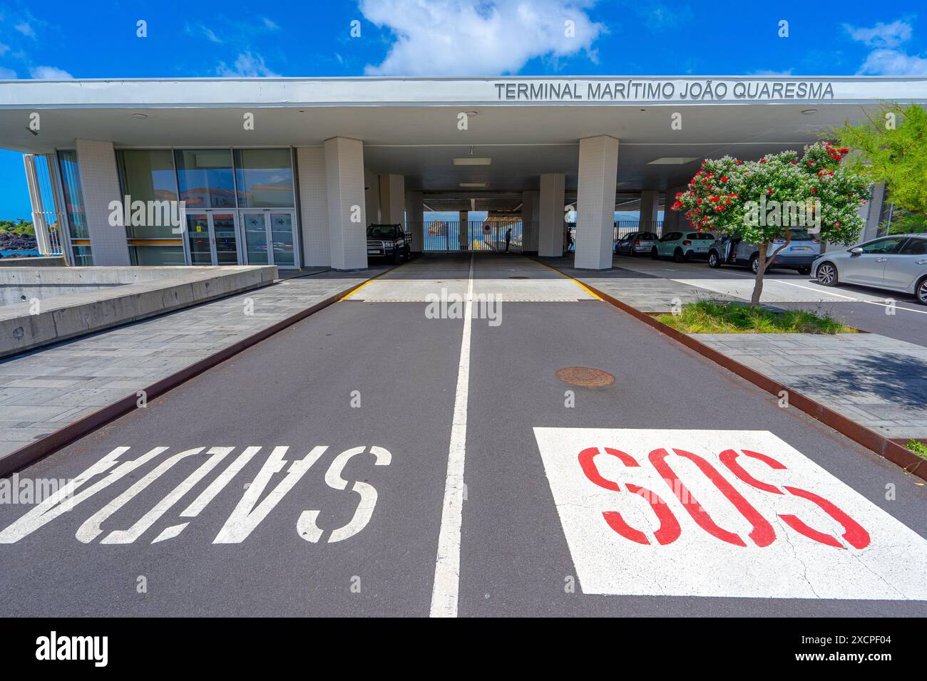 Access door for motor vehicles by ferry from Pico Island to Faial and ...