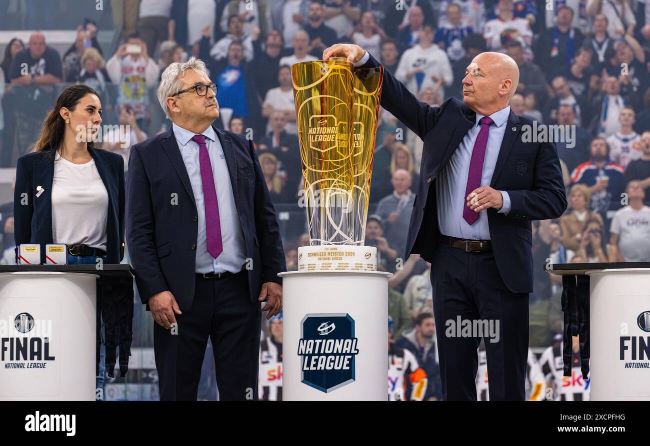 Zurich, Switzerland, 30th Apr 2024: National League CEO Denis Vaucher ...