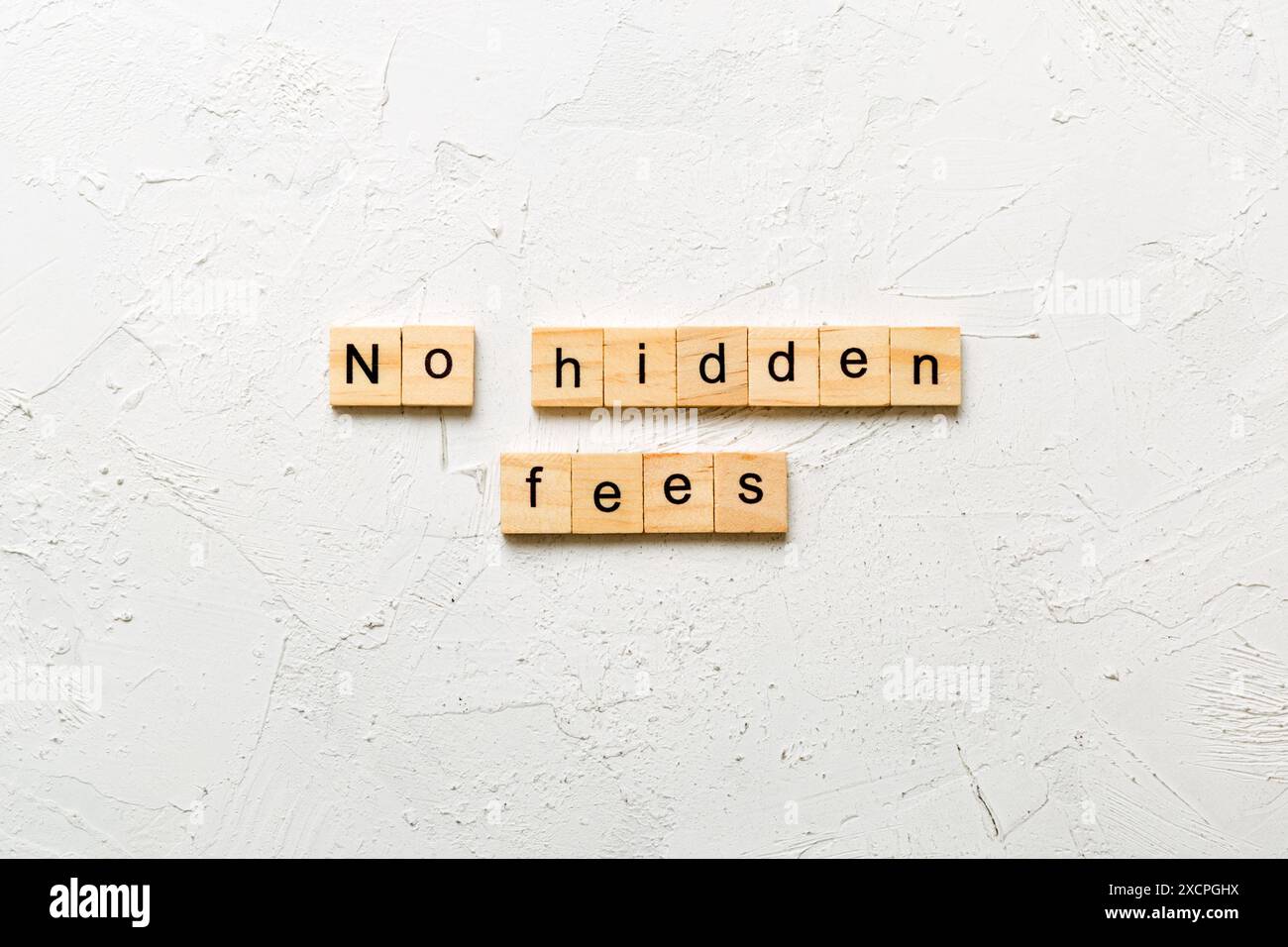 No hidden fees symbol hi-res stock photography and images - Alamy