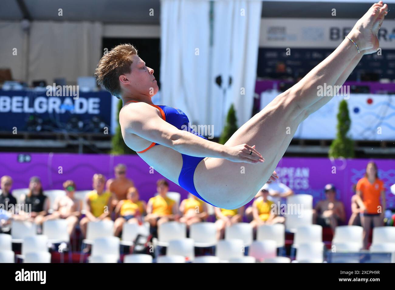 BELGRADE, SERBIA - JUNE 18: Lize van Leeuwen of the Netherlands during ...