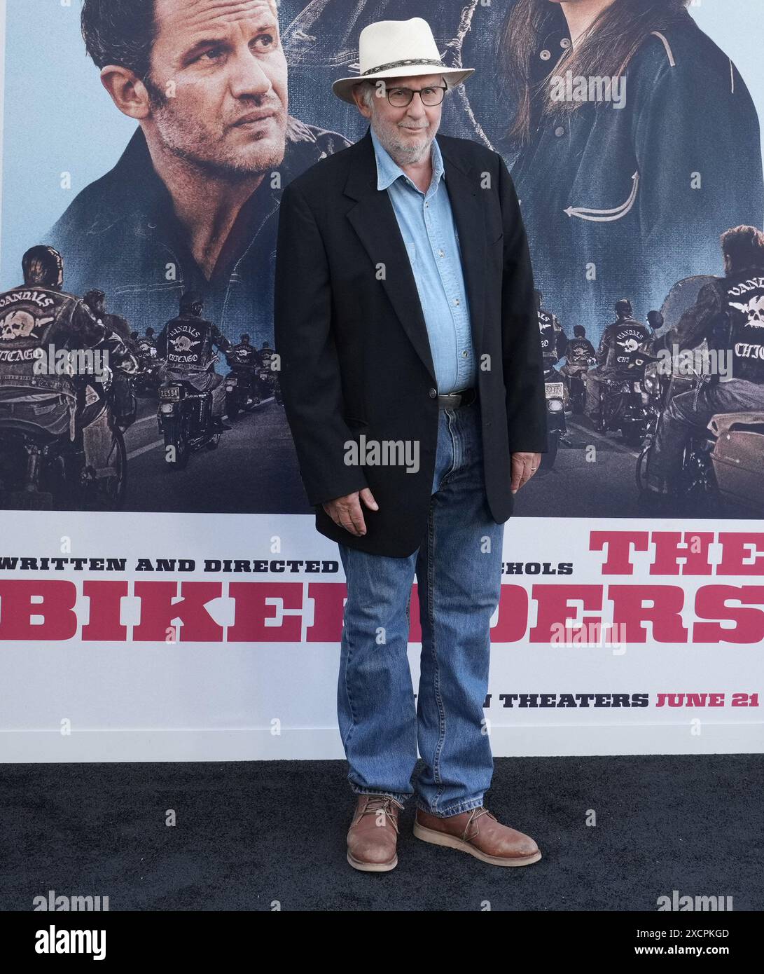 Danny Lyon arrives at THE BIKERIDERS Los Angeles Premiere held at the ...