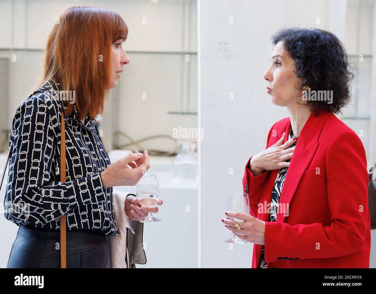 Oslo, Norway. 18th June, 2024. CEO AWEX CEO Pascale Delcomminette and ...