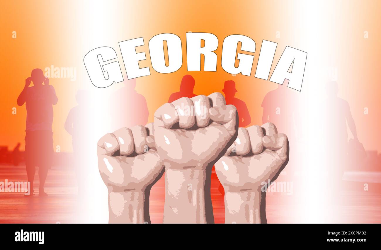 Georgia national team fans euro 2024 hi-res stock photography and ...