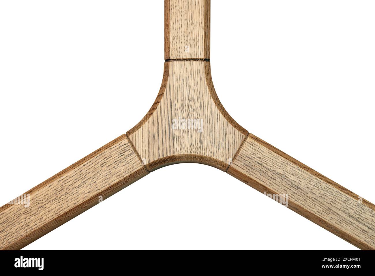 Triple jointed wooden frame of the table is made of solid oak and is ...