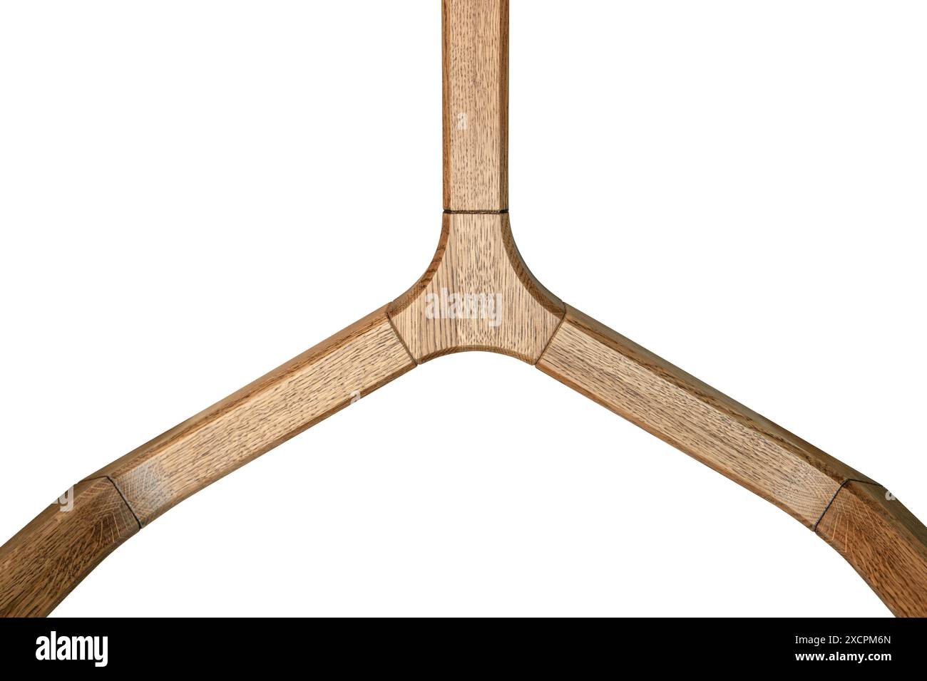 Triple jointed wooden frame of the table is made of solid oak and is ...