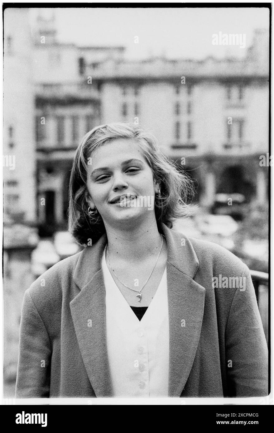 FILE PICS – CARDIFF, WALES, UK - JULY 5 1993: Vicky Alexander poses on ...