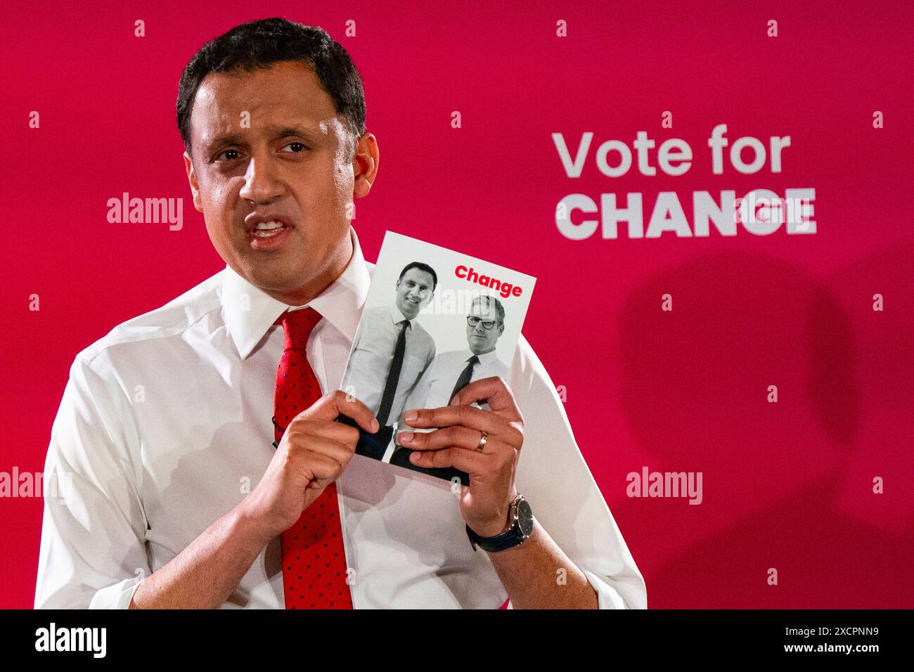 Edinburgh, Scotland, UK. 18th June 2024. Scottish Labour Leader Anas ...