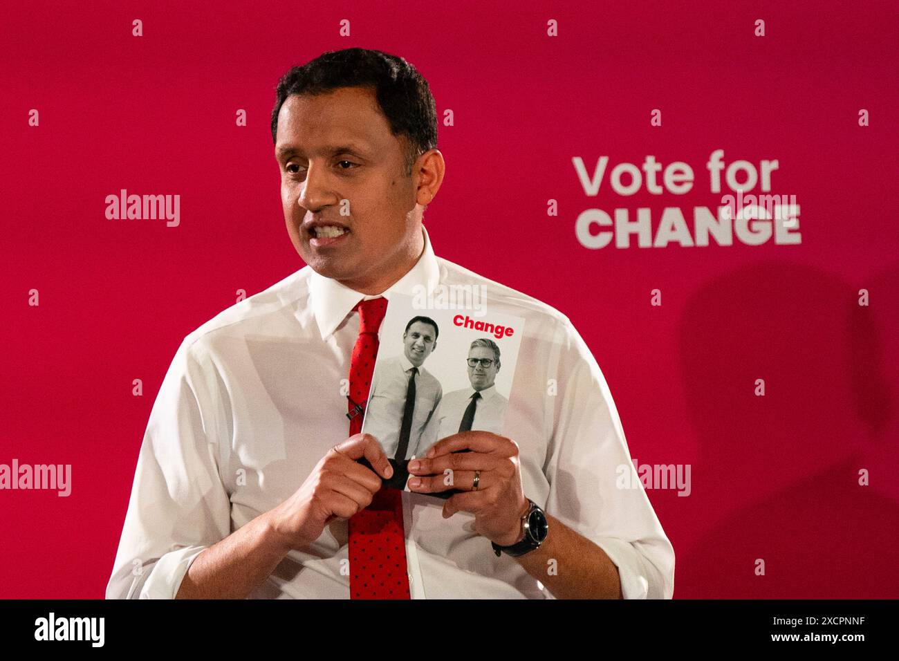 Edinburgh, Scotland, UK. 18th June 2024. Scottish Labour Leader Anas ...