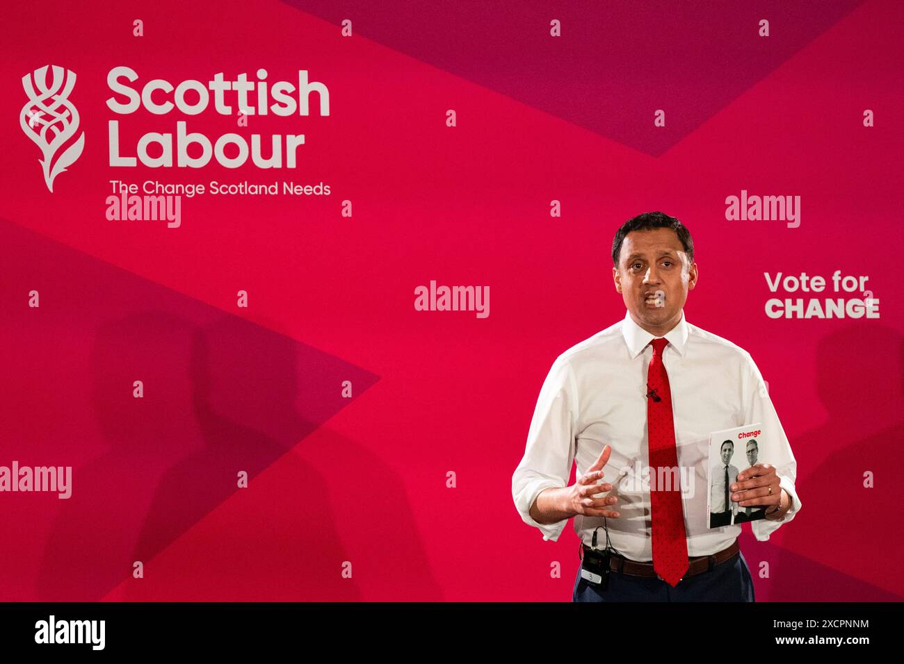 Edinburgh, Scotland, UK. 18th June 2024. Scottish Labour Leader Anas ...