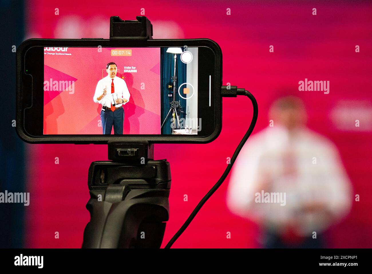 Edinburgh, Scotland, UK. 18th June 2024. Scottish Labour Leader Anas ...