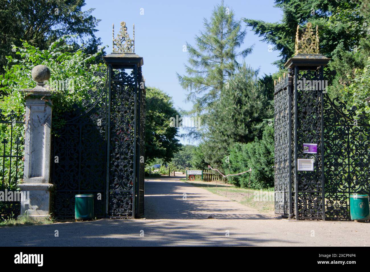 Main entrance to Catton Park, Norwich, Norfolk, UK Stock Photo - Alamy