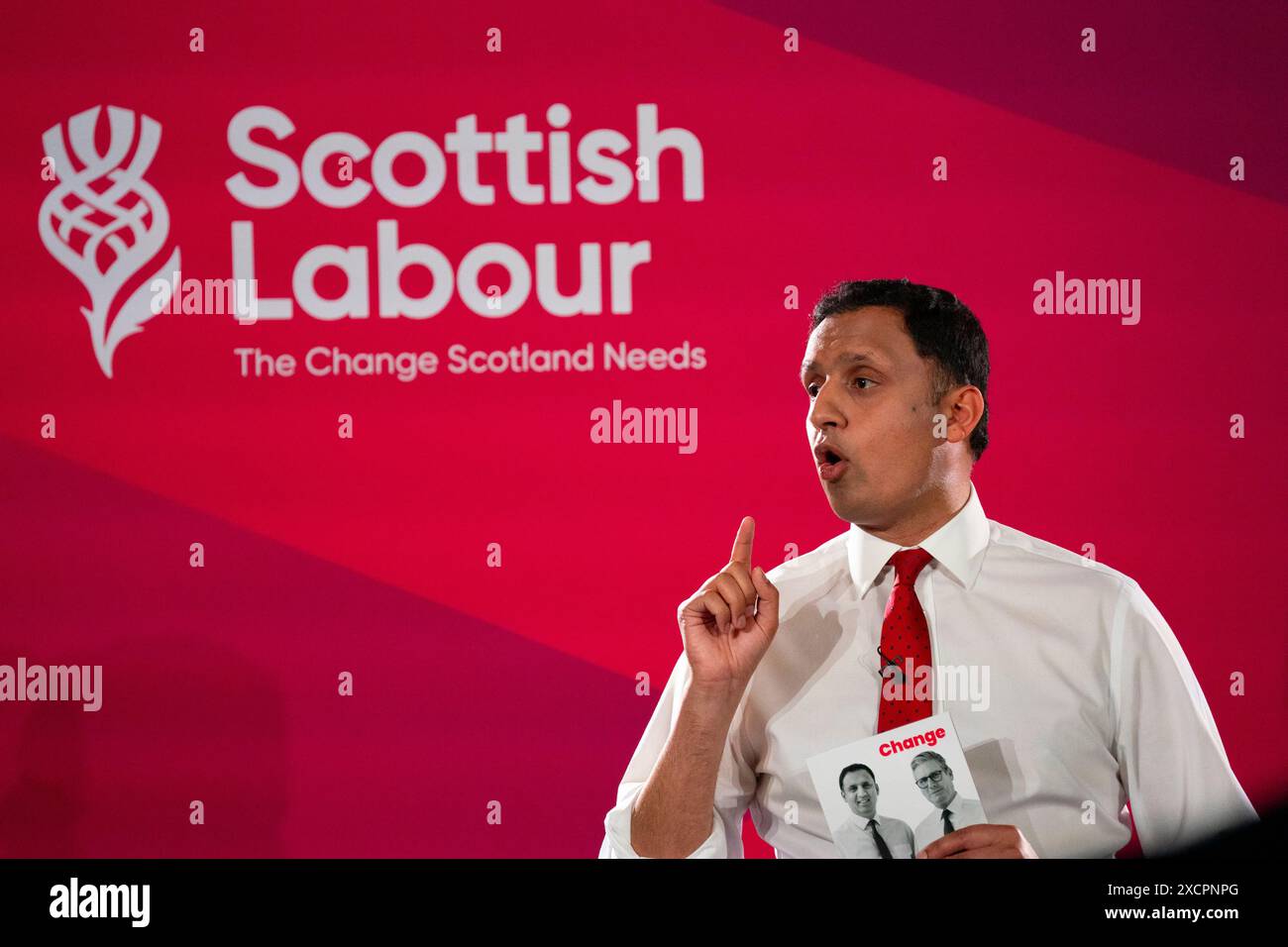 Edinburgh, Scotland, UK. 18th June 2024. Scottish Labour Leader Anas ...