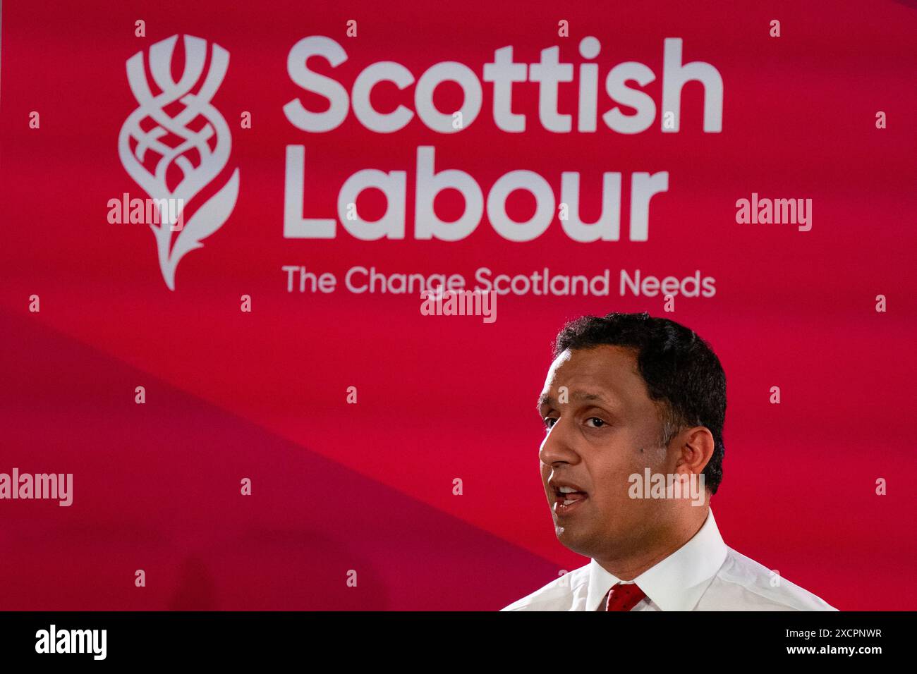 Edinburgh, Scotland, UK. 18th June 2024. Scottish Labour Leader Anas ...