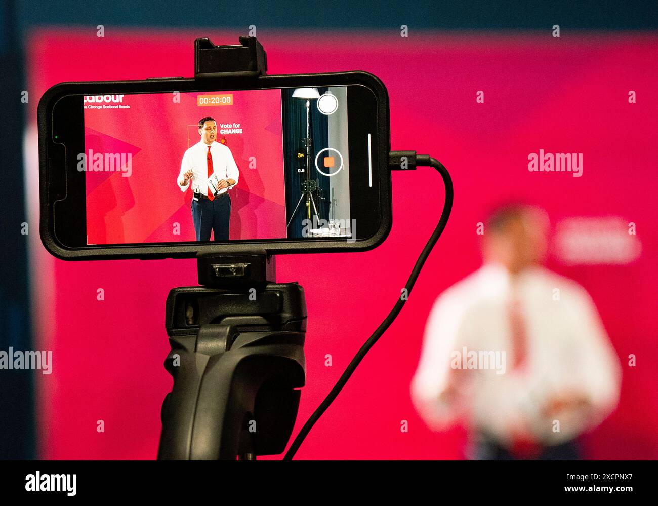 Edinburgh, Scotland, UK. 18th June 2024. Scottish Labour Leader Anas ...