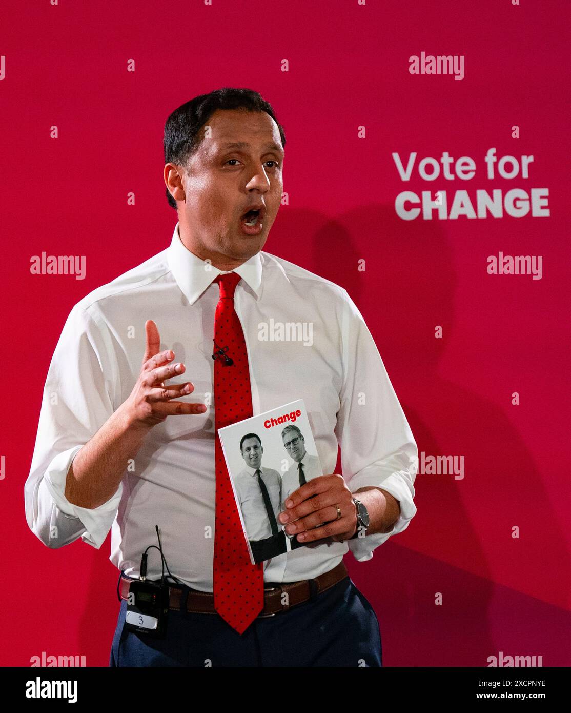Edinburgh, Scotland, UK. 18th June 2024. Scottish Labour Leader Anas ...