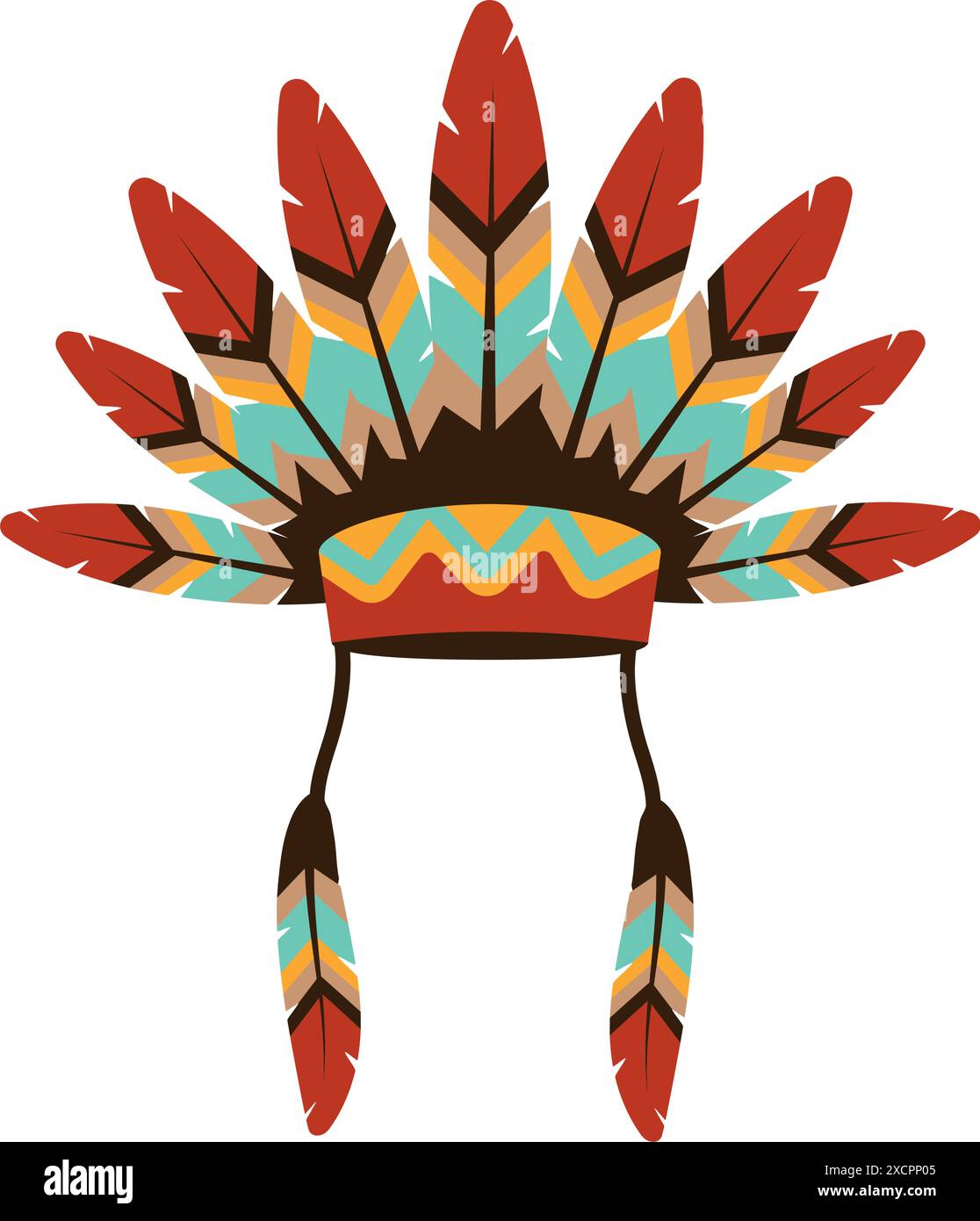 Indigenous head dress Stock Vector Images - Alamy