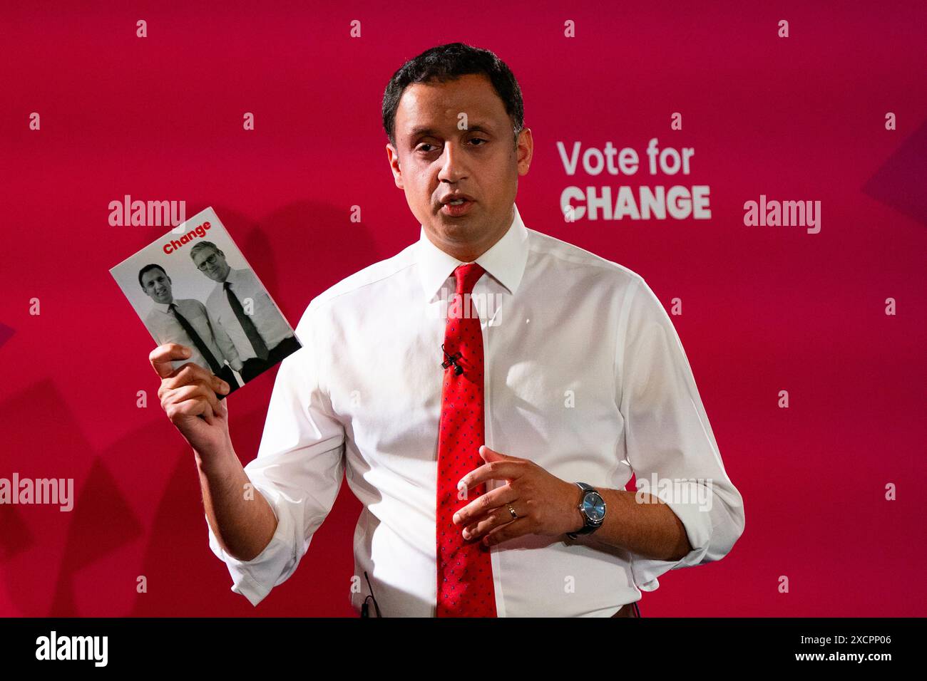Edinburgh, Scotland, UK. 18th June 2024. Scottish Labour Leader Anas ...