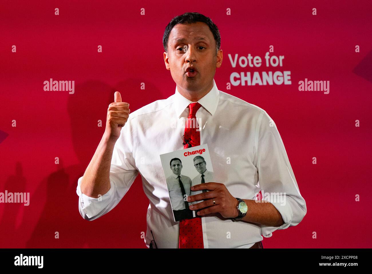 Edinburgh, Scotland, UK. 18th June 2024. Scottish Labour Leader Anas ...